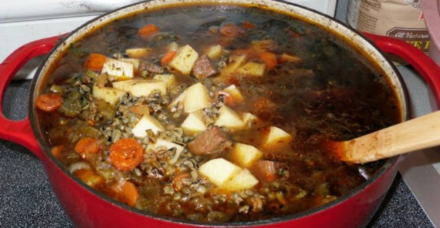 Everything But The Kitchen Sink Pork And Beef Stew - Recipe Roost
